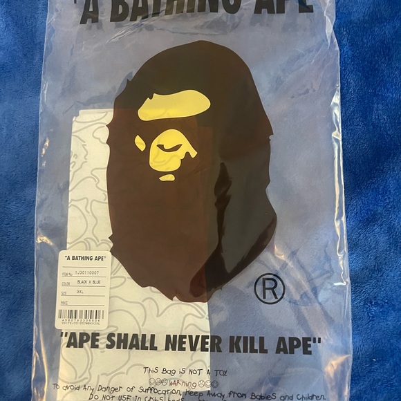 Bape | Shirts | Bape Shark Zipper Shirt Blue Camo Size Xxl New | Poshmark